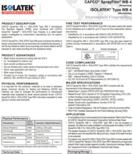 CAFCO Spray Film WB 4