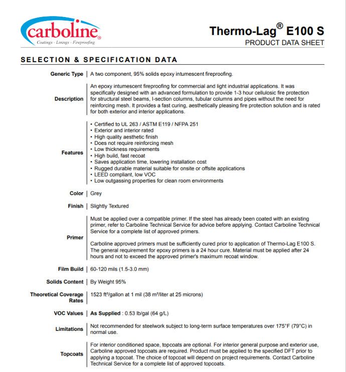 Carboline Thermo-Lag E100_S